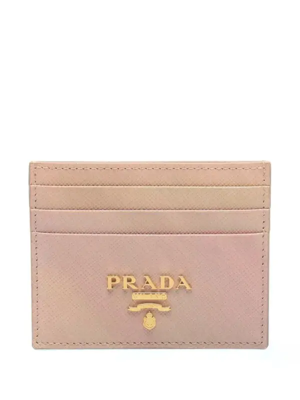 Prada Saffiano Leather Cardcase - Neutrals