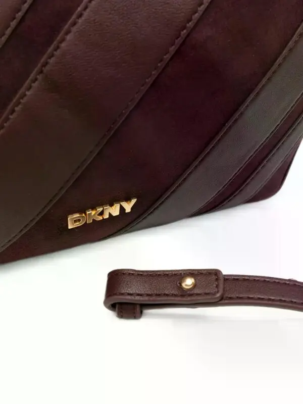 Dkny Small Paula Panelled Leather-trim Tote Bag