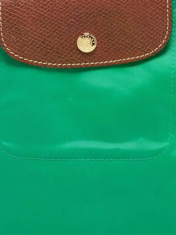 Longchamp Small Le Pliage Leather-trim Tote Bag