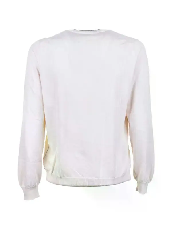 FAY Crew-neck Ribbed-trim Sweater