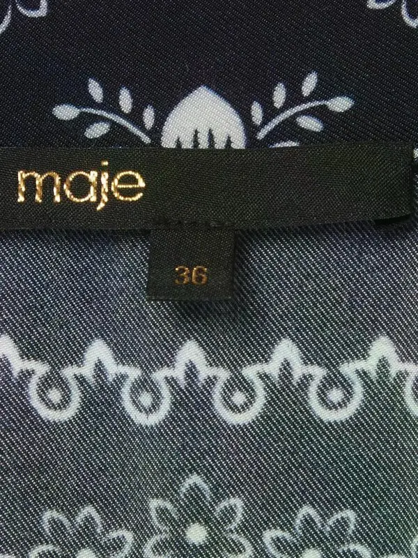 Maje Bandana-print Maxi Shirt-dress