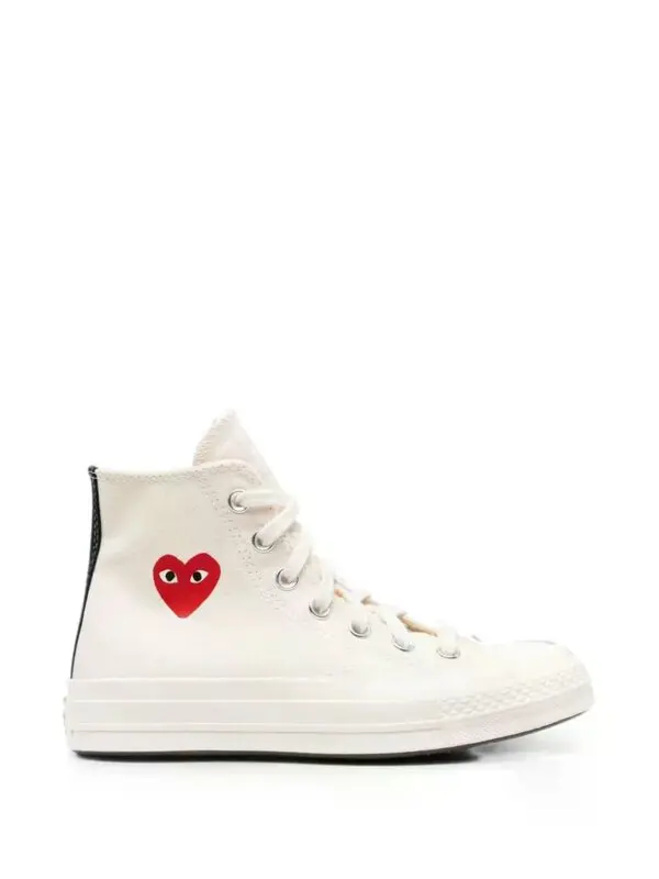 Play Comme Des Garcon Chuck Taylor High-top Sneakers