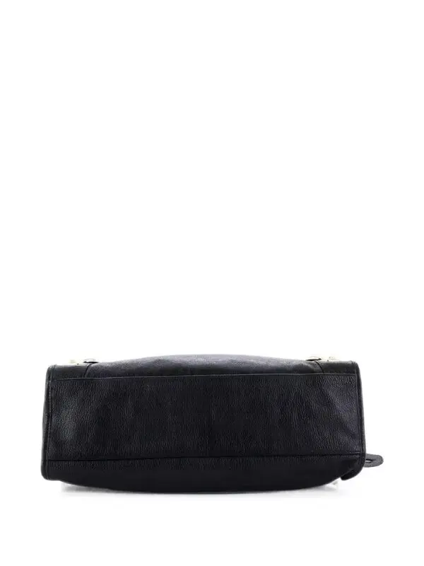 Balenciaga City Classic Metallic Edge Bag Leather Medium Satchel