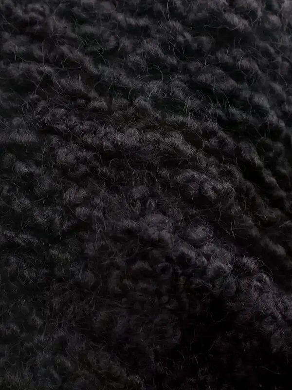 Prada 2010s Knitted No-collar Jacket