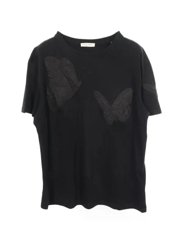 Valentino Garavani 2010s Cotton T-shirt - Black