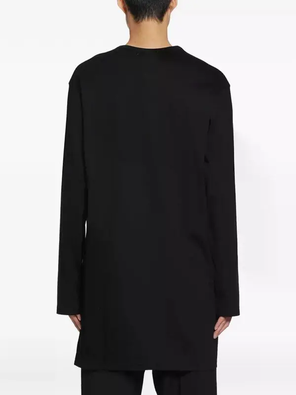Yohji Yamamoto Graphic-print Long-sleeve T-shirt