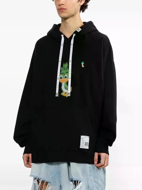 Mihara Yasuhiro Graphic-print Drawstring Hoodie