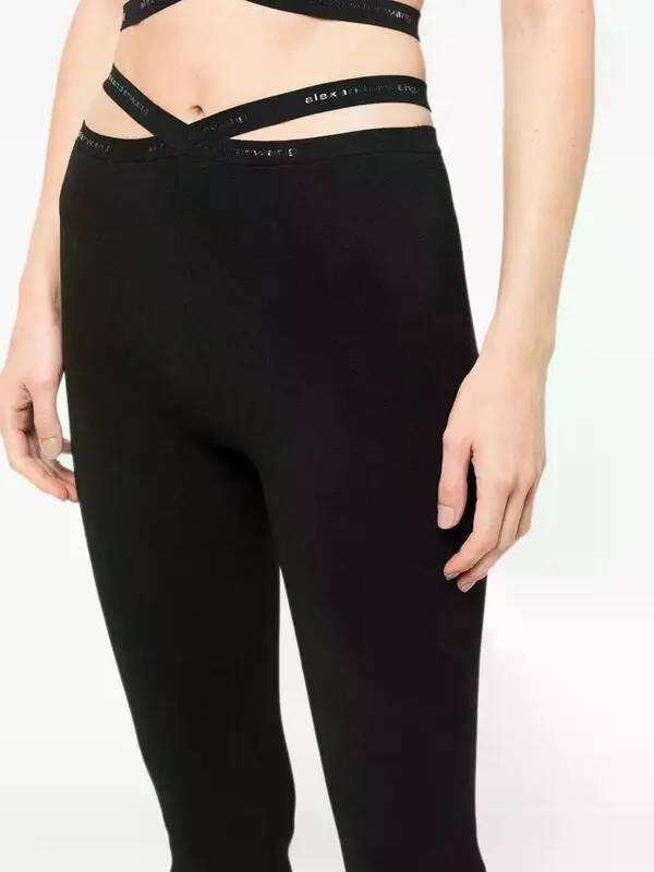 Alexander Wang Criss-cross Waist Leggings