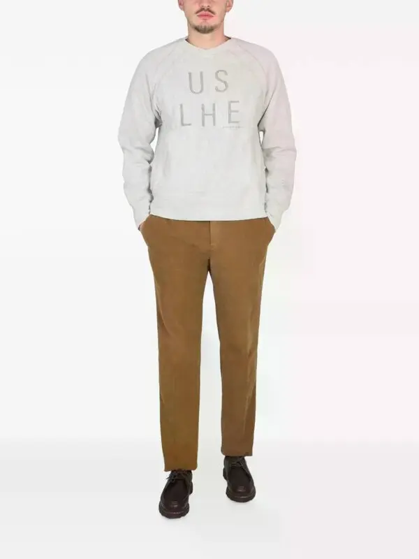 Engineered Garments Logo-print Raglan-sleeve Sweatshirt