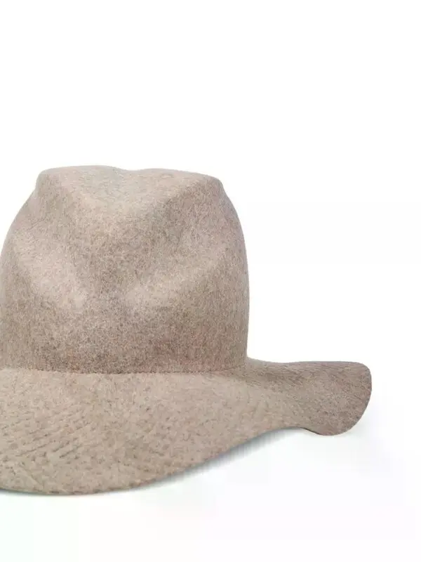 FILIPPO CATARZI Logo-plaque Felt Hat