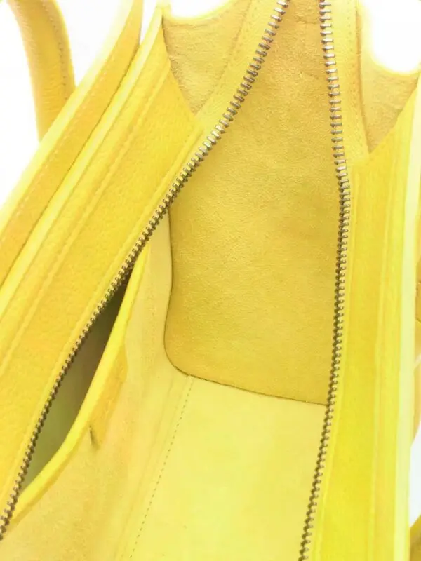 Celine 2010s Xs Luggage Shopper Handbag - Yellow
