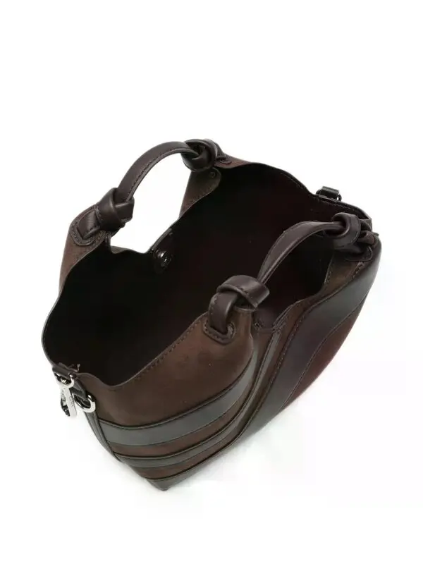 Dkny Small Paula Panelled Leather-trim Tote Bag