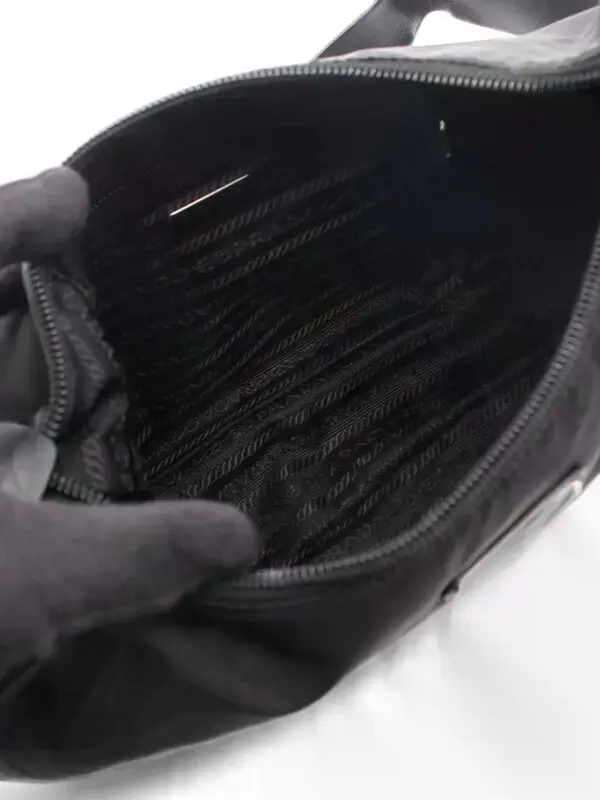 Prada 2010s New Vela Stud-embellished Shoulder Bag