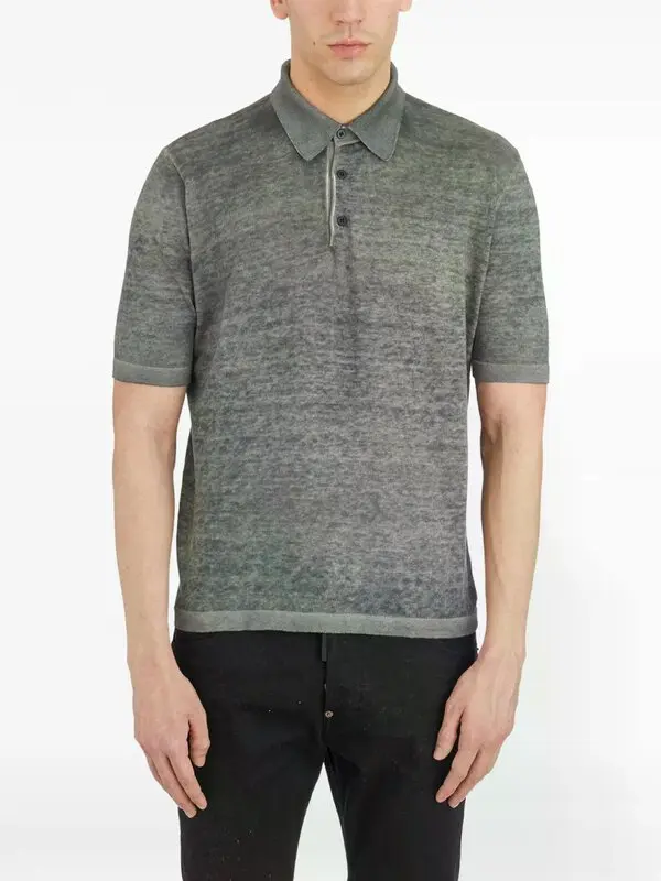 Avant Toi Short-sleeve Knitted Polo Shirt