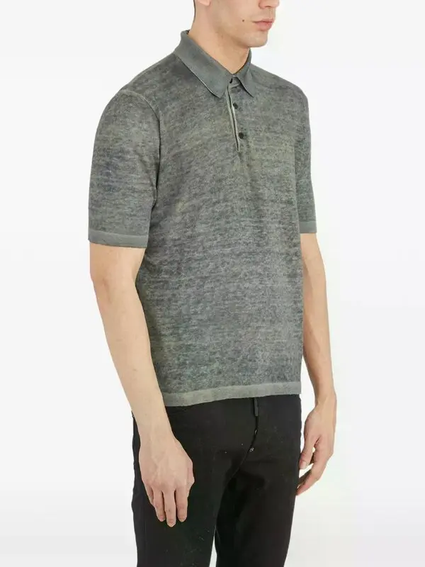 Avant Toi Short-sleeve Knitted Polo Shirt