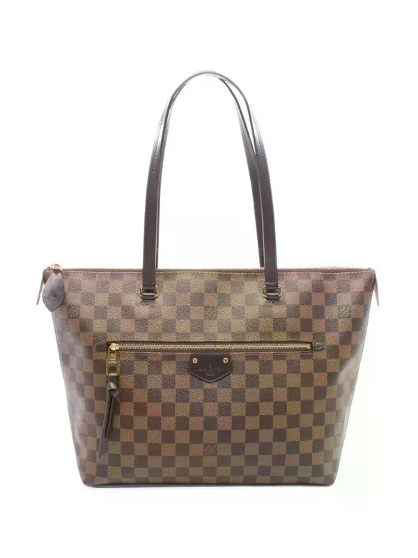 LOUIS VUITTON 2020 Mm Damier Ebene Jena Tote Bag - Brown