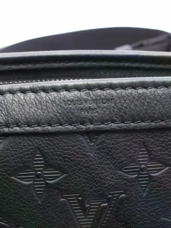 LOUIS VUITTON Monogram Shadow Gaston Clutch Bag
