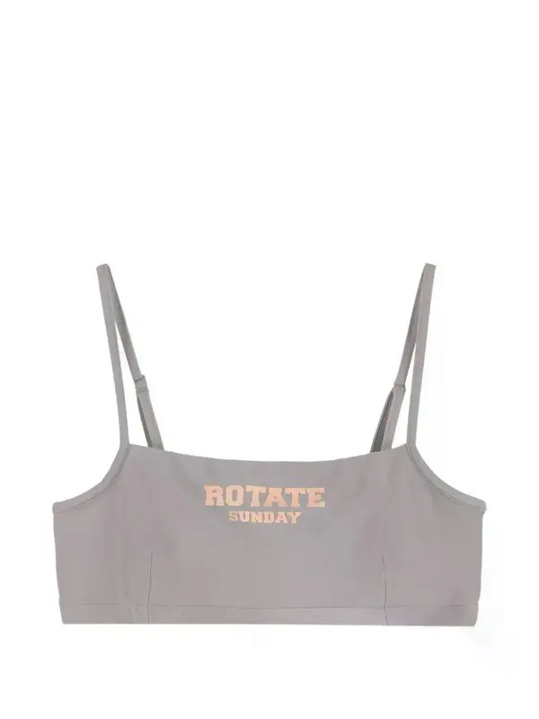 ROTATE BY BIRGER CHRISTENSEN Passio Logo Sports Bra - Grey