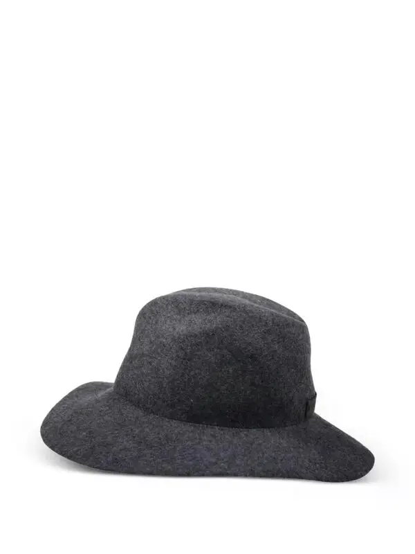 FILIPPO CATARZI Logo-patch Wide-brim Hat