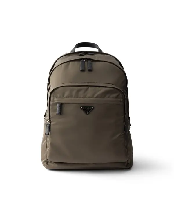 Prada Re-nylon And Saffiano Leather Backpack