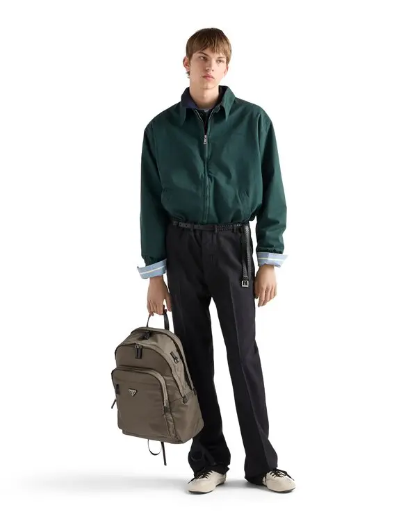 Prada Re-nylon And Saffiano Leather Backpack