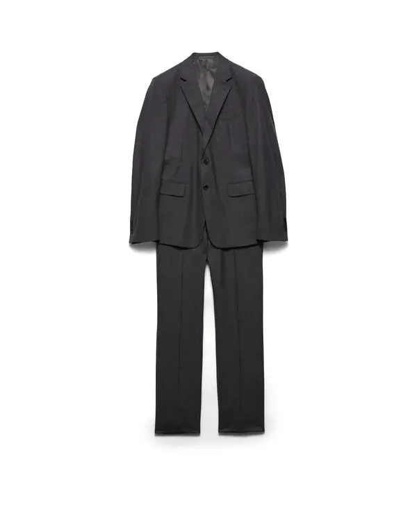 Prada Single-breasted Cashmere Blend Suit