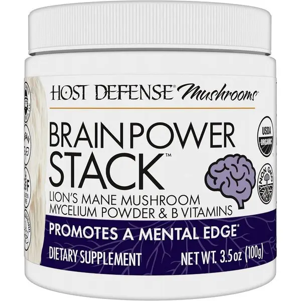 Host Defense Brainpower Stack Powder 100 G - One-color