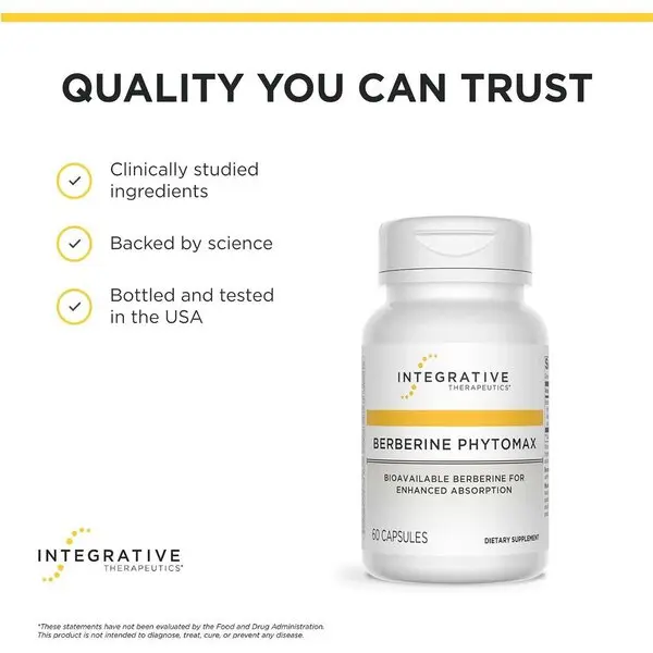 INTEGRATIVE THERAPEUTICS Berberine Phytomax 60 Capsules
