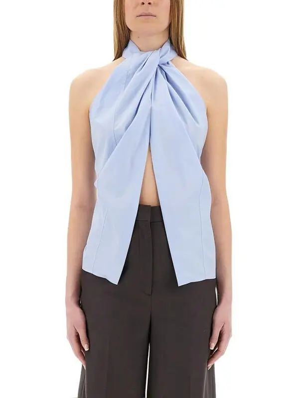 Stella McCartney Sleeveless Top With Panel - Multicolor