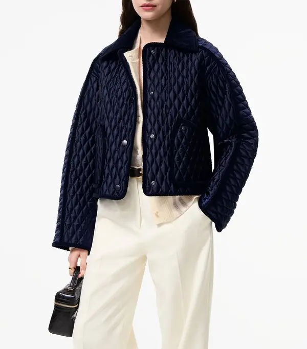 Burberry Quilted Cropped Jacket