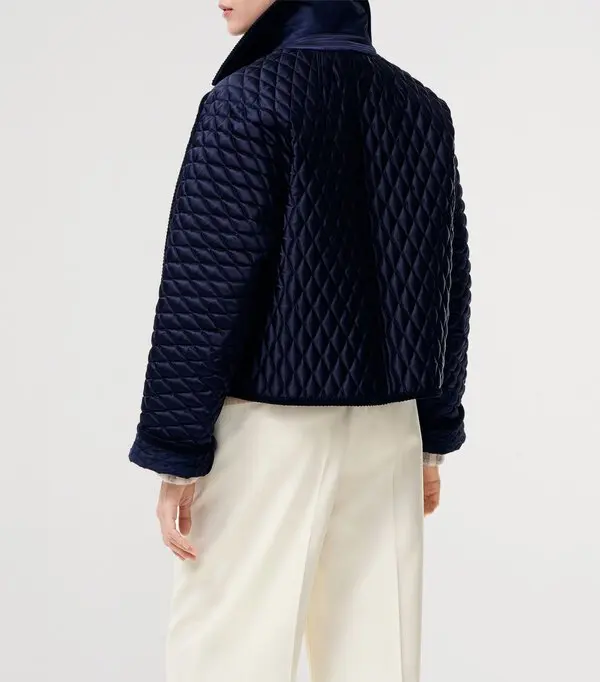 Burberry Quilted Cropped Jacket