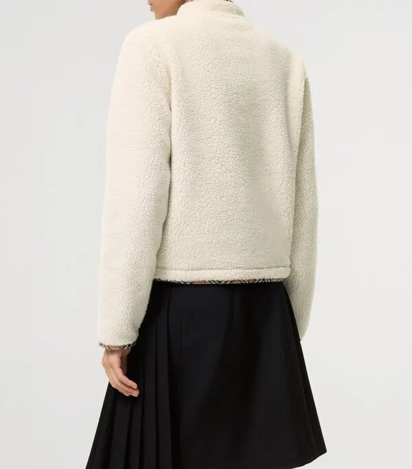 Burberry Wool-blend Fleece Jacket