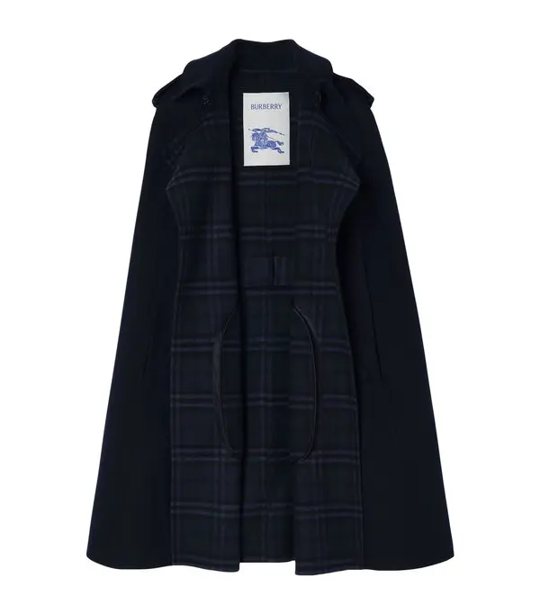 Burberry Wool Belmont Trench Cape
