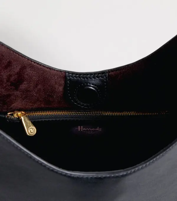 Harrods Medium Leather Penny Shoulder Bag