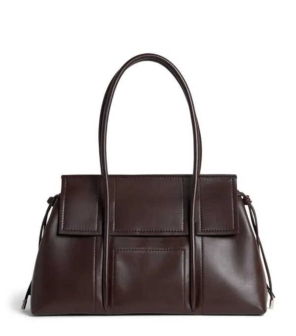Harrods Medium Leather Marcie Tote Bag