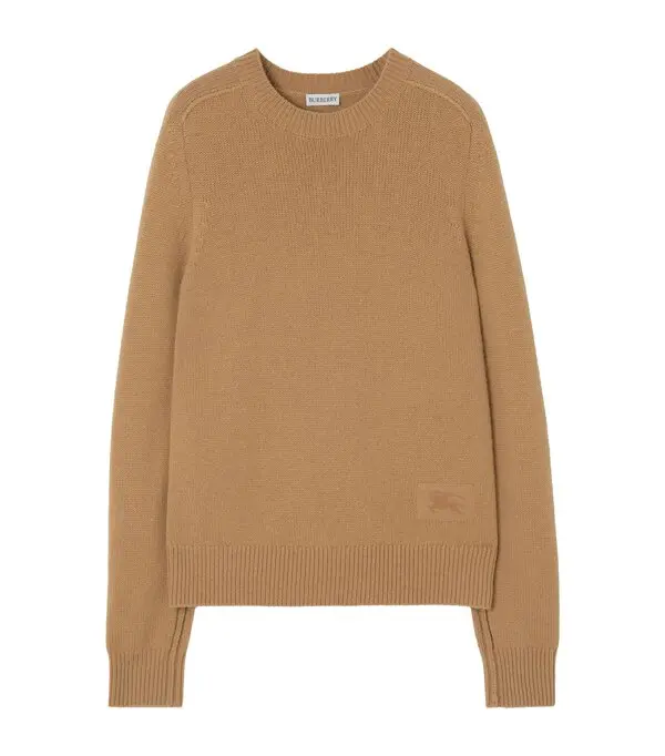Burberry Cashmere-blend Embroidered-ekd Sweater