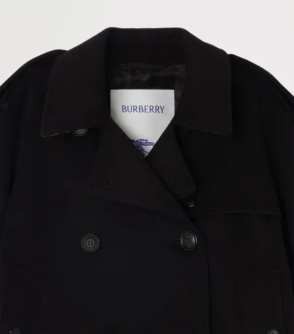 Burberry Cashmere Mayfair Trench Jacket
