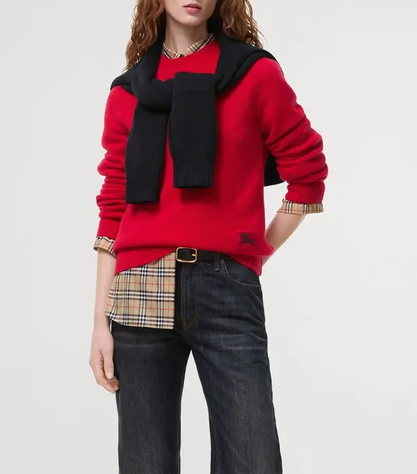 Burberry Cashmere-blend Ekd Sweater