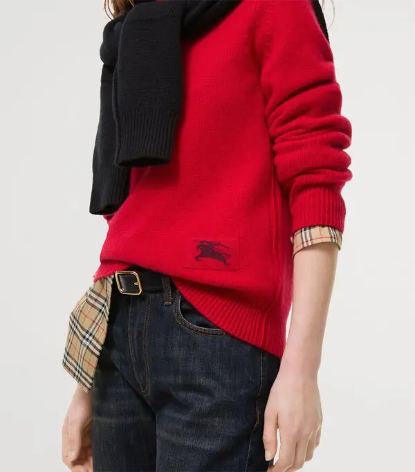 Burberry Cashmere-blend Ekd Sweater