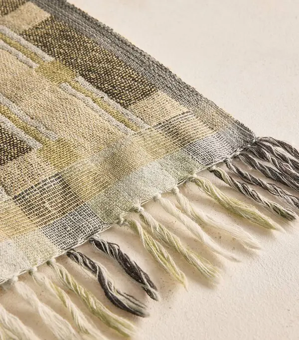 SOHO HOME Wool-silk Bordain Throw