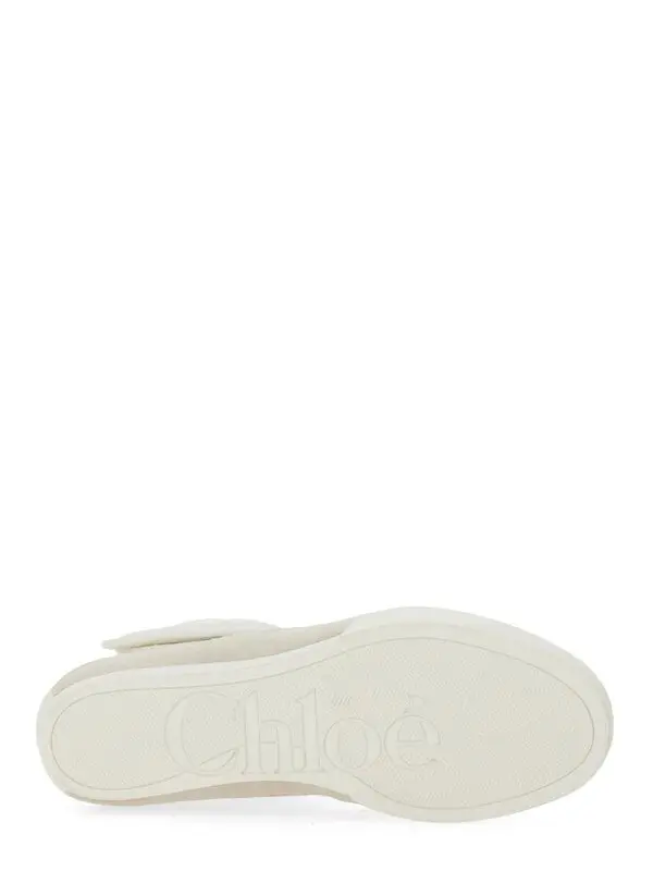 Chloé Kick Ankle Sneaker - Cream