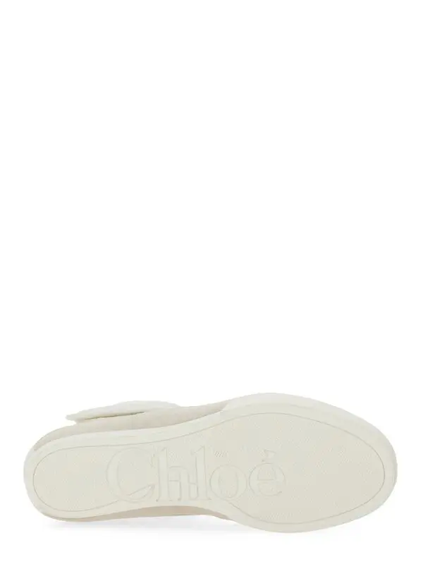 Chloé Kick Ankle Sneaker - Cream