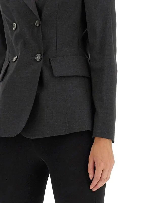 Max Mara Double-breasted Jacket - Multicolor