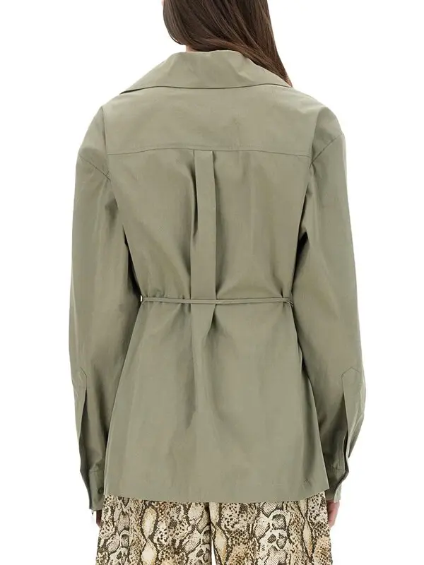 Dries Van Noten Asymmetrical Shirt - Green