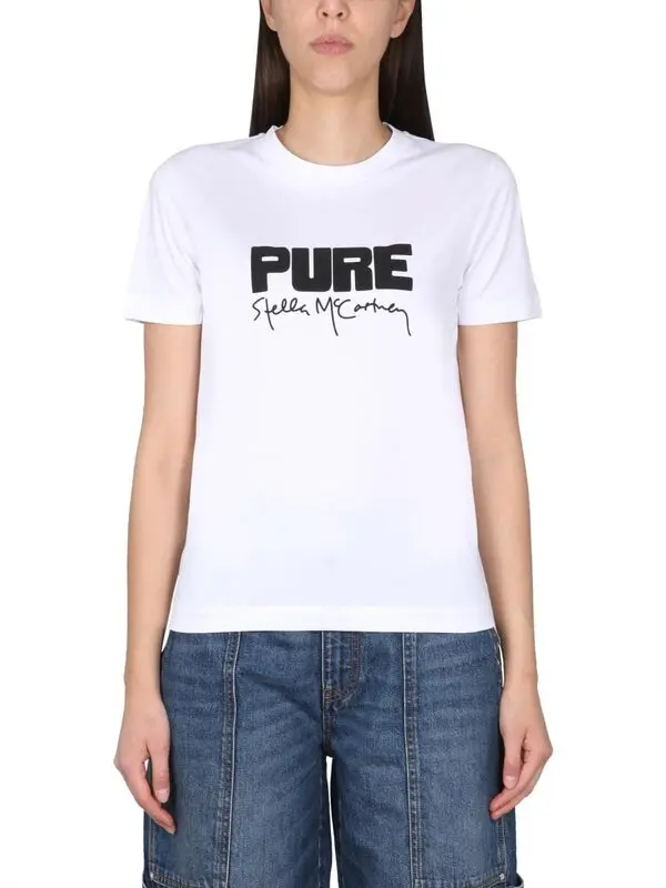 Stella McCartney T-shirt With Logo - White