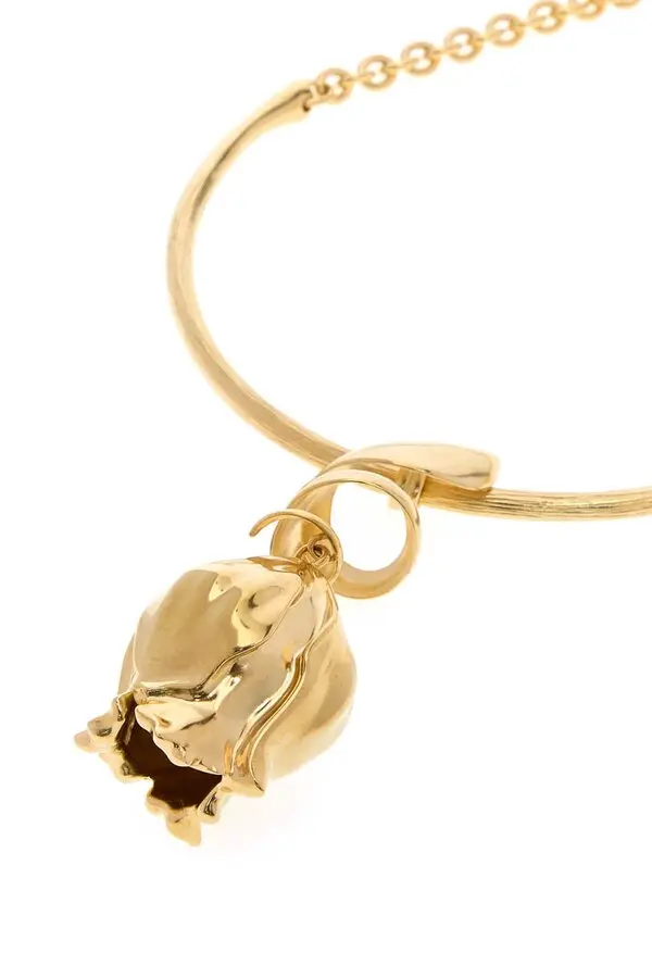 Chloé Metal Bloomcraft Necklace - Gold