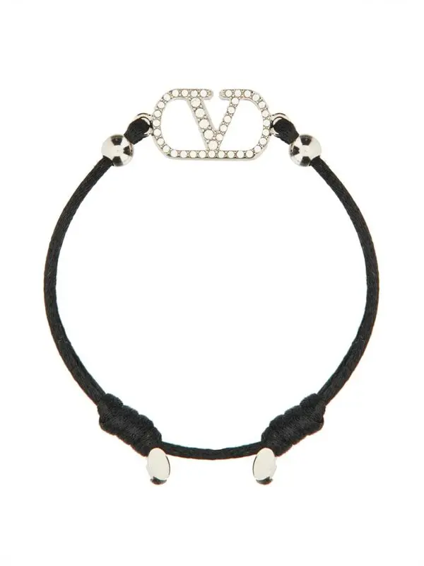 Valentino Garavani Vlogo Signature Bracelet - Black