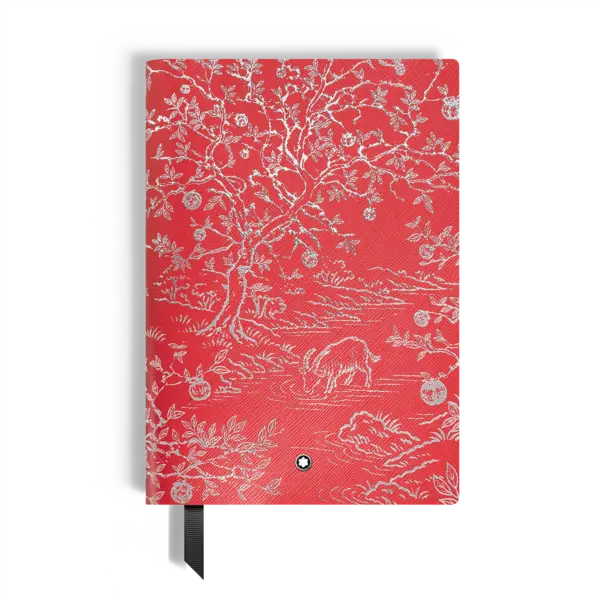 Montblanc Notebook Medium, The Legend Of Zodiacs The Goat, Lined Pages - Red