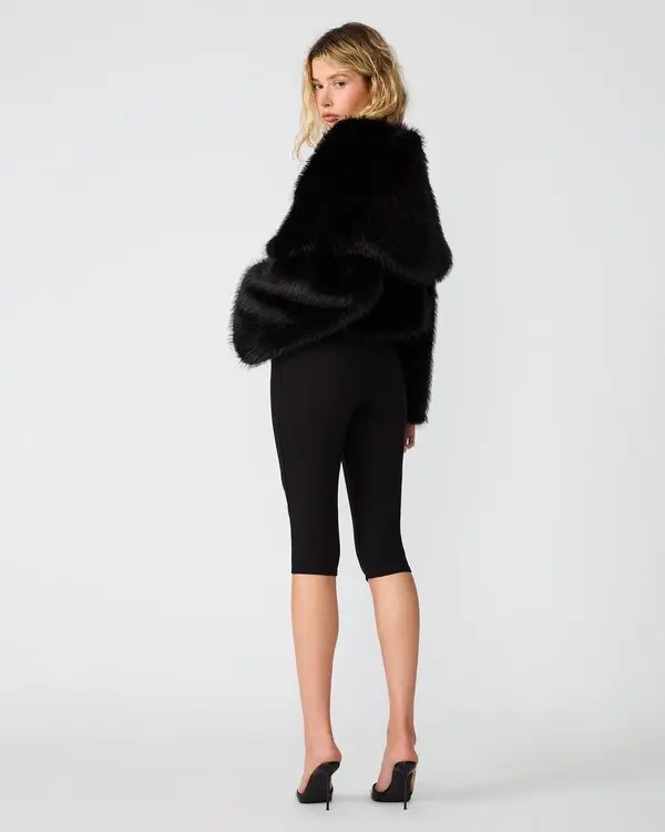 Steve Madden Amallia Coat Cropped Jackets & Coats