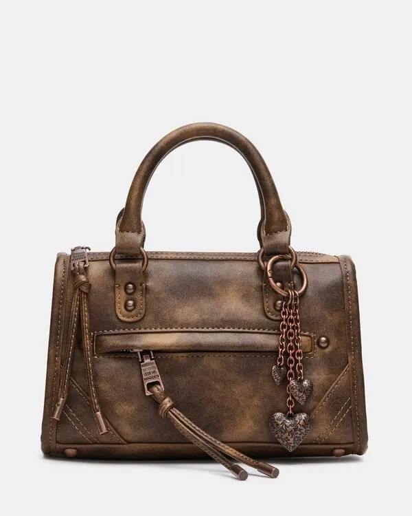 Steve Madden Elide Bag - Brown Distressed